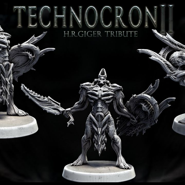 3D Printable TechnoMech Pretorian (ALL 8 Poses) by Mini Monster Mayhem